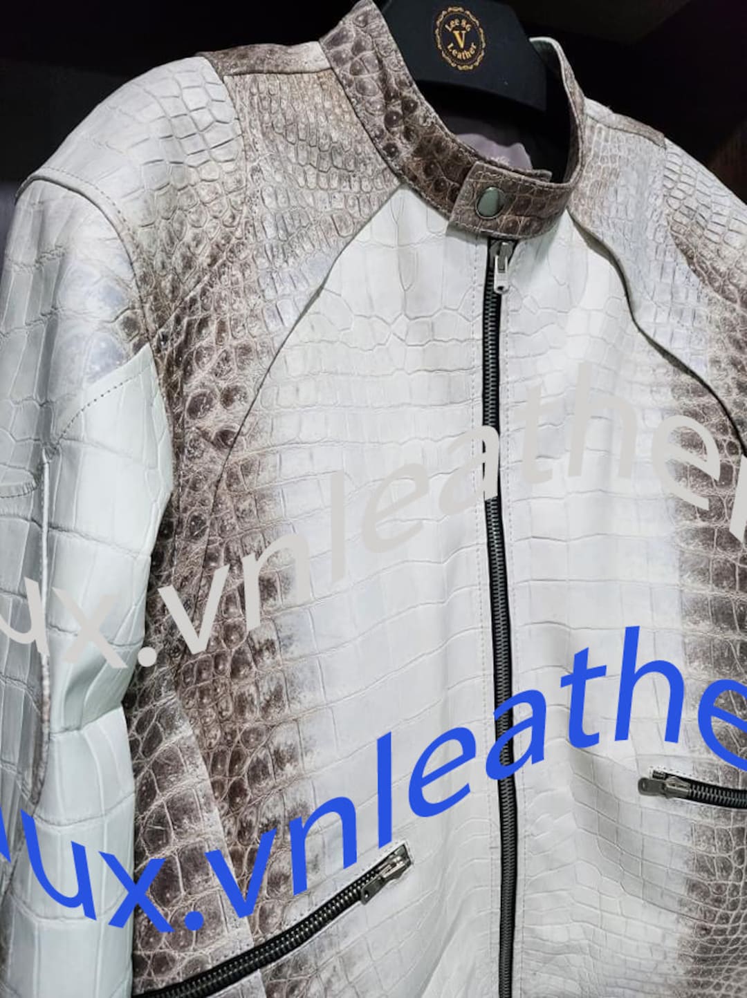 Genuine Crocodile Leather Jacket Custom Crocodile Jacket Luxury ...