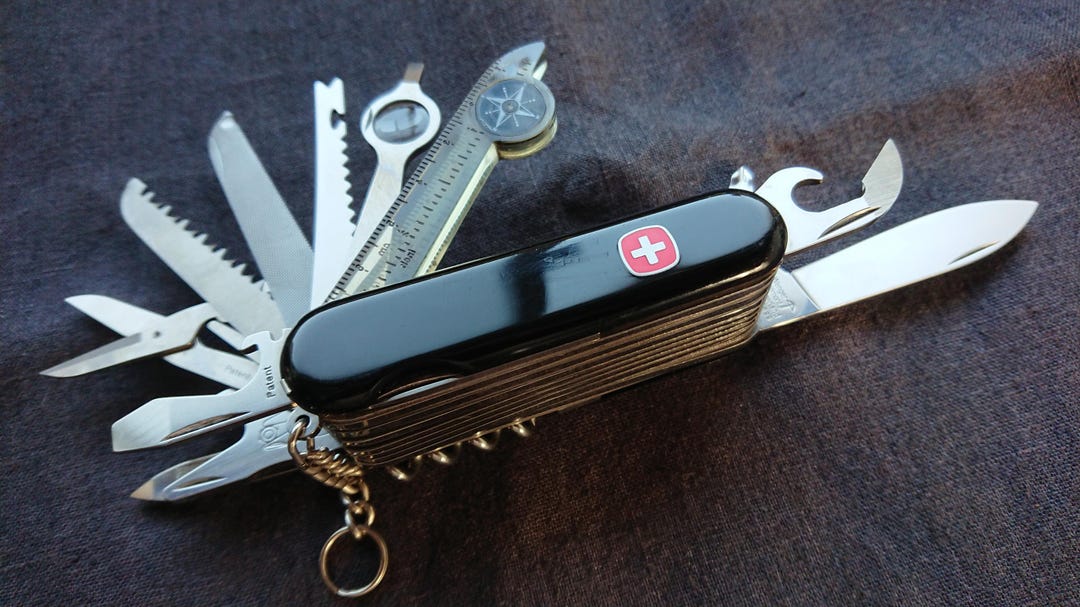 Wenger Matterhorn Plus Black Scales, Swiss Army Knife - Etsy