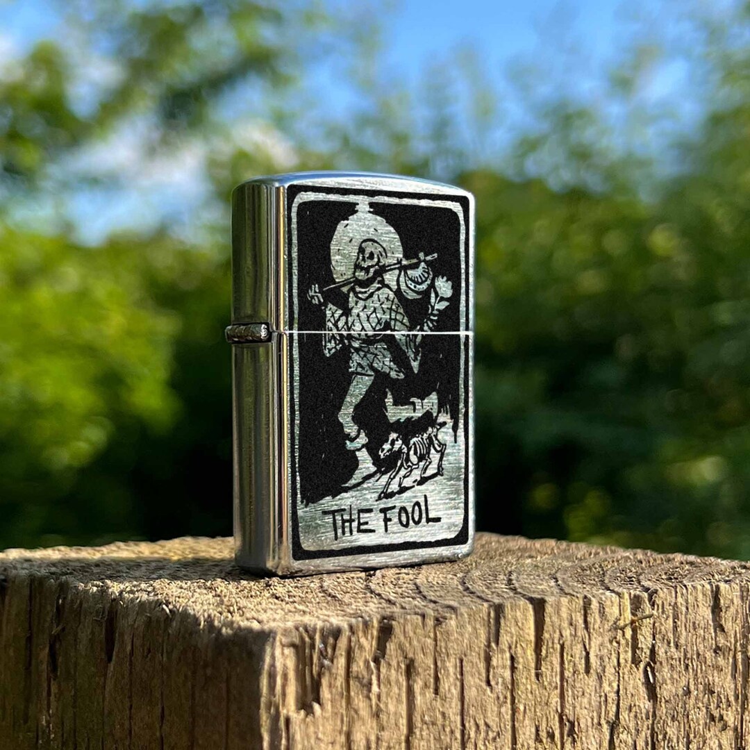 The Fool Tarot Card Engraved Lighter Tarot for Inexperience, New ...