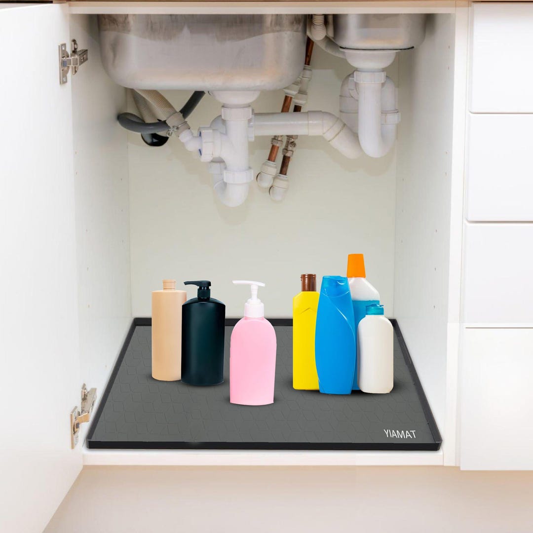 Large Silicone Kitchen Sink Mat Made of Durable Material. Waterproof ...