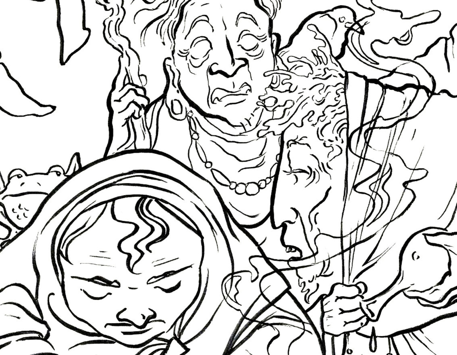 Macbeth - the Coloring Page - Etsy