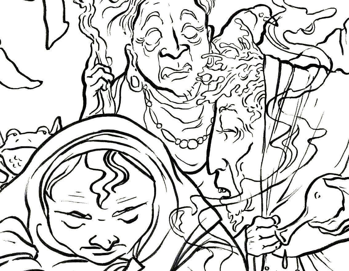 Macbeth - the Coloring Page - Etsy