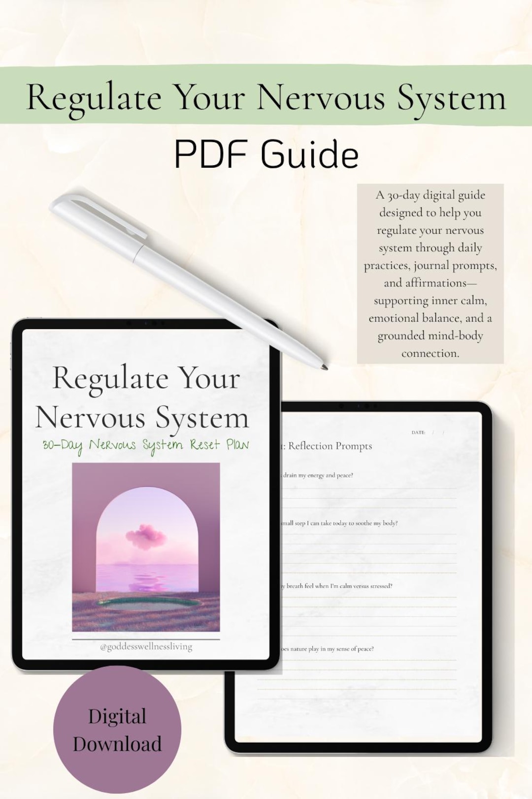 Nervous System Regulation Digital Guide - Etsy
