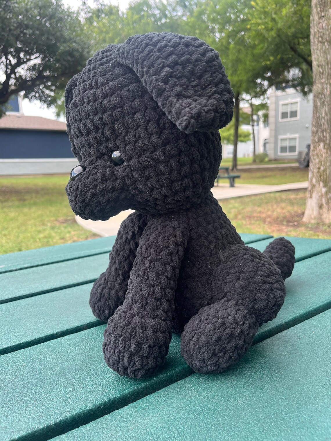 Crochet Labrador, Dog Plushie, Dog Crochet Plushie, Black Labrador Dog ...