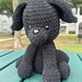 Crochet Labrador, Dog Plushie, Dog Crochet Plushie, Black Labrador Dog ...