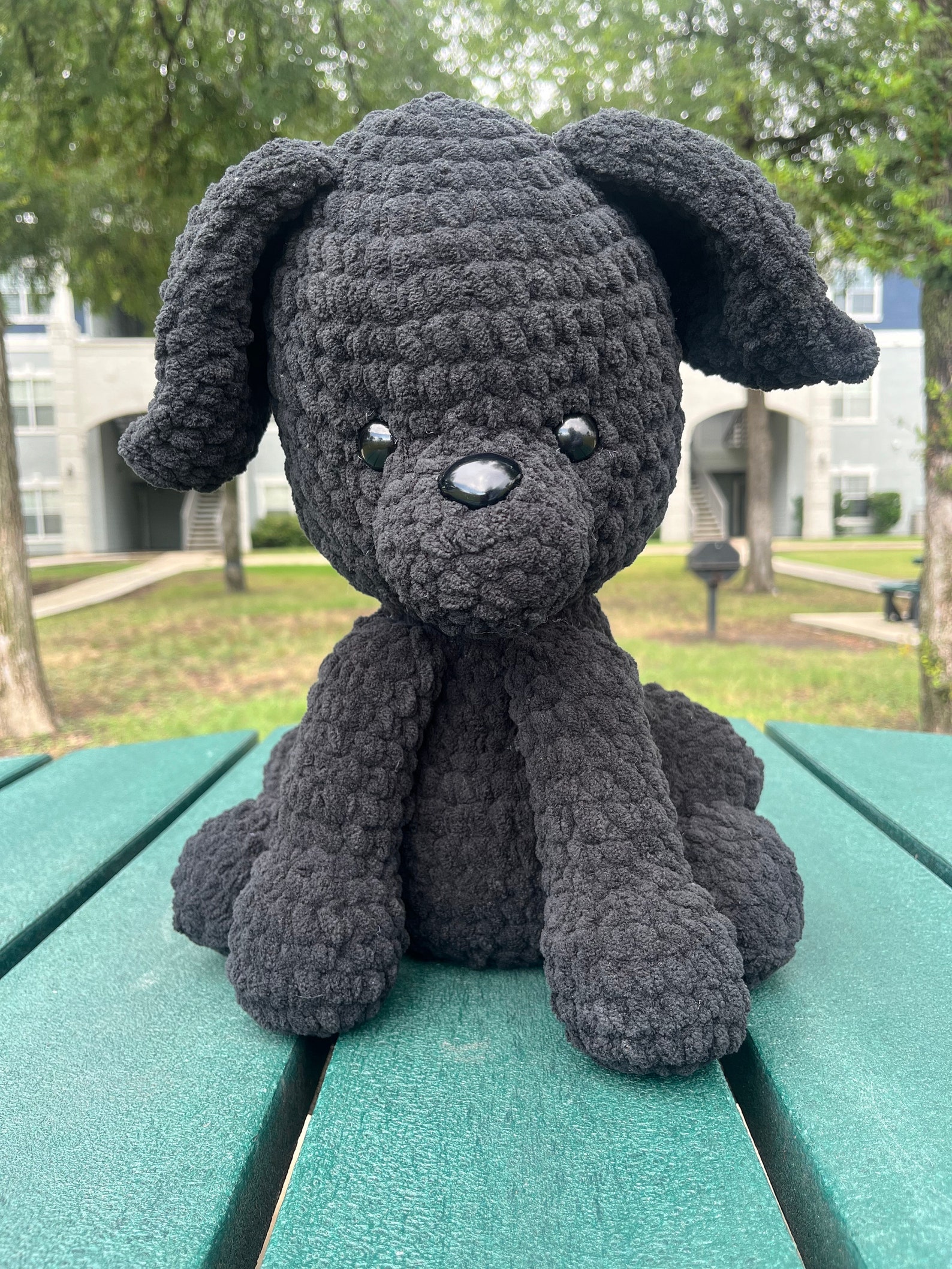 Crochet Labrador, Dog Plushie, Dog Crochet Plushie, Black Labrador Dog ...