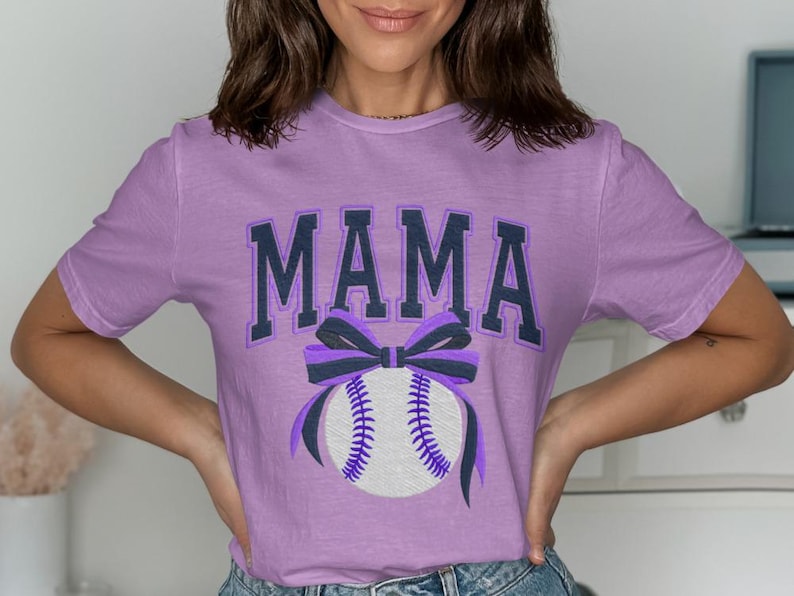 Baseball Mama PNG, Softball Mom Design, Game Day Varsity Graphic ...