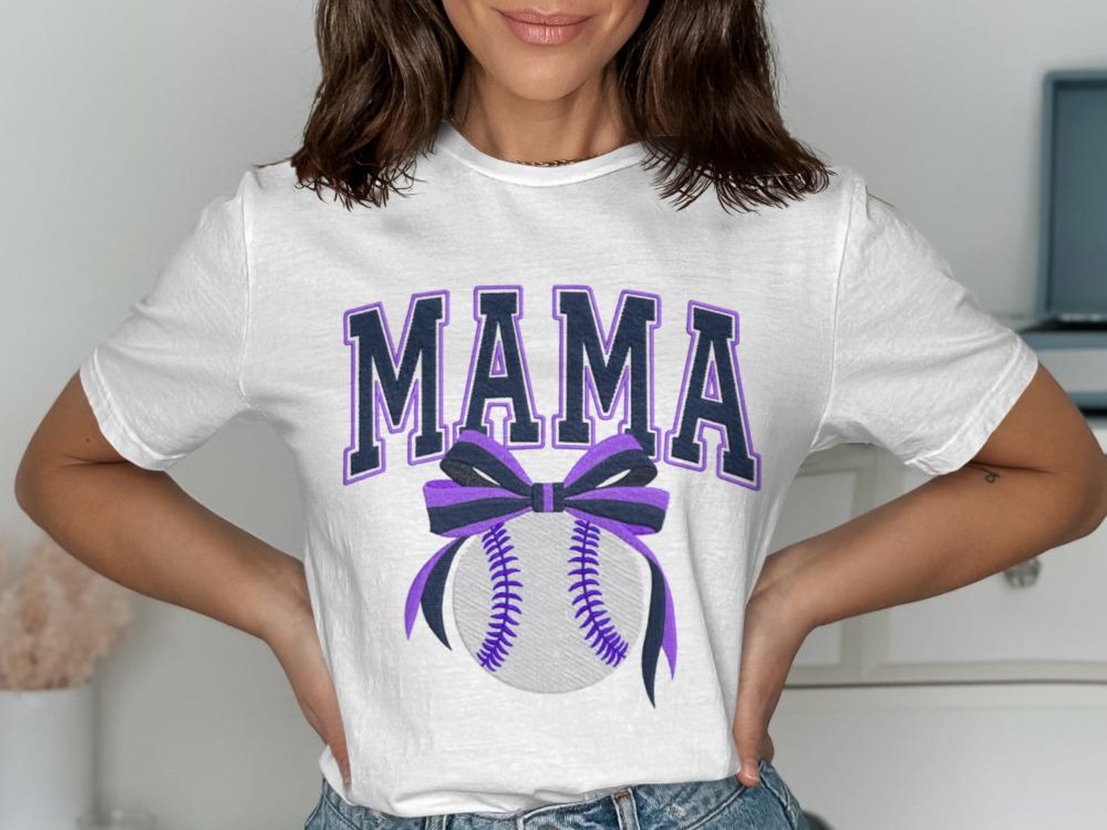 Baseball Mama PNG, Softball Mom Design, Game Day Varsity Graphic ...
