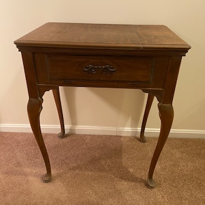 1950 Singer 15-90 Sewing Machine With Cabinet - Etsy