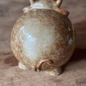 Cottage Core Farm Animals Beige/brown Ceramic Round Duck and Cow - Etsy