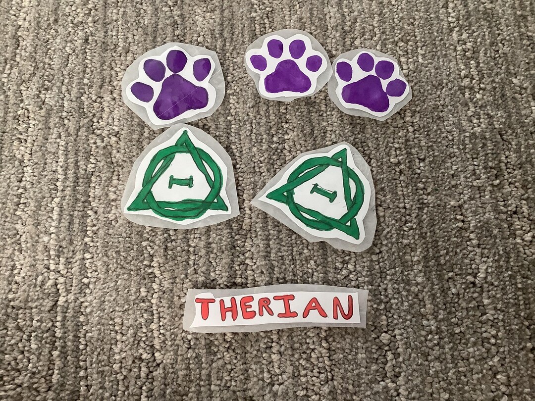 Therian Themed Stickers - Etsy