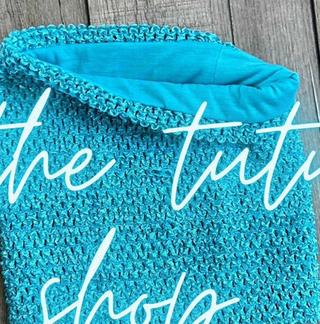 Turquoise Lined Top, 12 Inch Tutu Top, Lined Tutu Top Size Girls 8 to ...