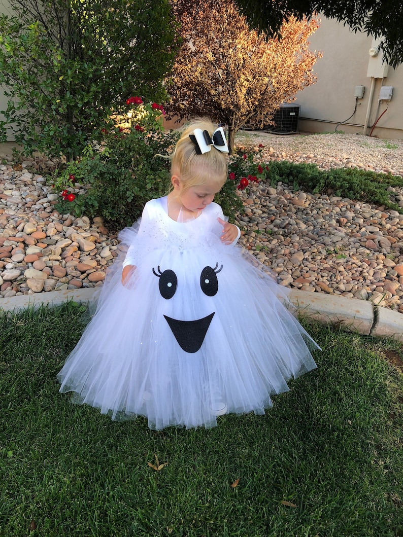 Ghost Costume, Boo Baby Costume, Toddler Tutu Dress, Ghost Tutu - Etsy