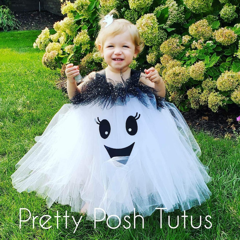 Ghost Costume, Boo Baby Costume, Toddler Tutu Dress, Ghost Tutu - Etsy