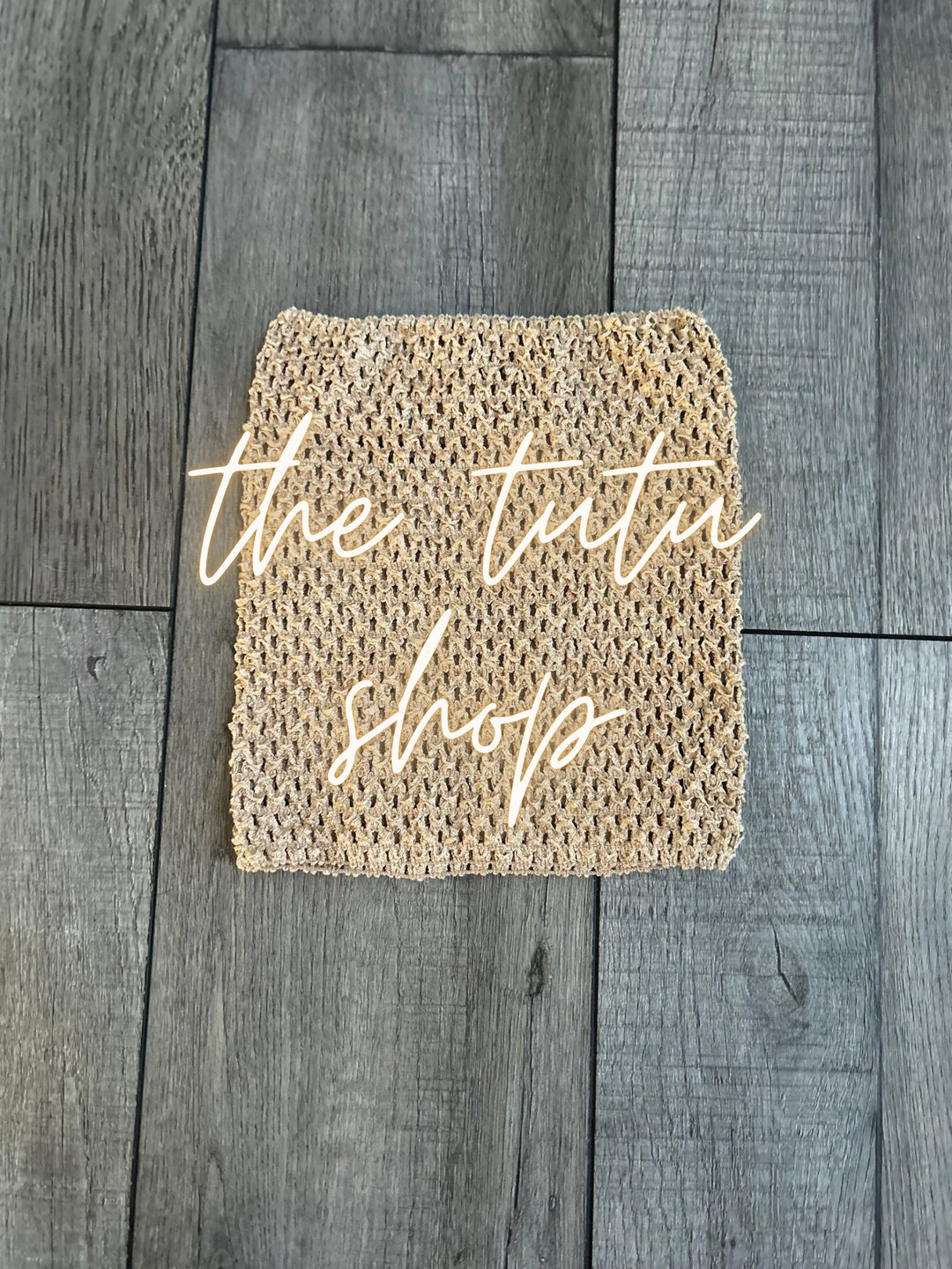 Tan 9 Inch Unlined Tutu Top, Tan Brown Top, 9x9in Tutu Top, Crochet Top ...