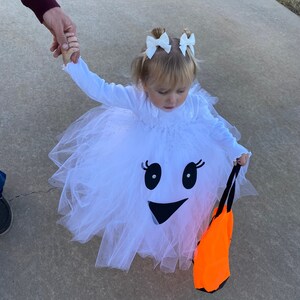 Ghost Costume, Boo Baby Costume, Toddler Tutu Dress, Ghost Tutu - Etsy