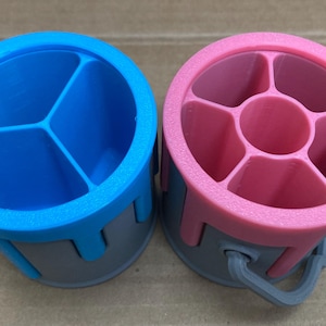 Mini Paint Bucket Pencil Holder I Desk Organizer for Art Supplies I ...