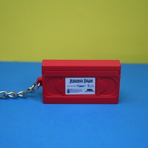 Custom VHS Movie Keychain | Personalized Video Tape Bag Charm | 3D ...