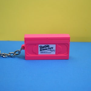 Custom VHS Movie Keychain | Personalized Video Tape Bag Charm | 3D ...
