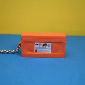 Custom VHS Movie Keychain | Personalized Video Tape Bag Charm | 3D ...