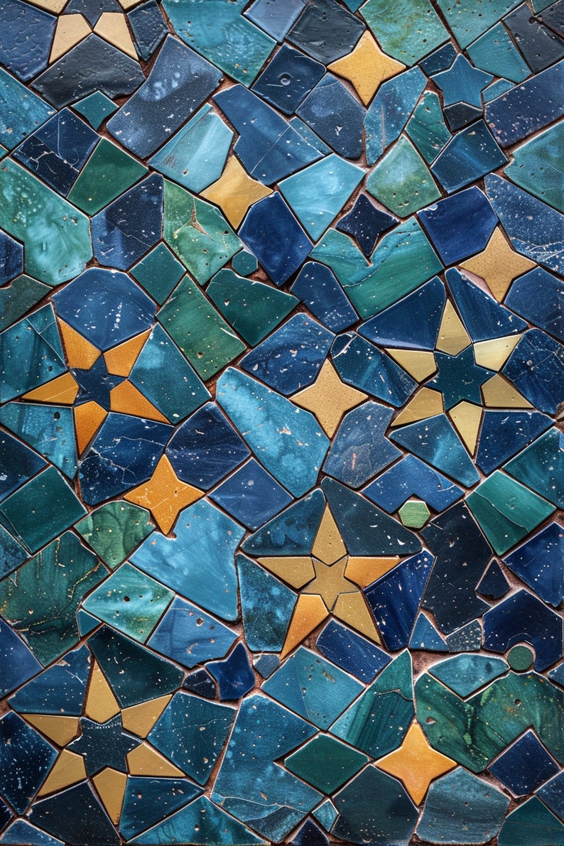 Limited Edition Digital Canvas Prints Middle East Mosaics - Etsy