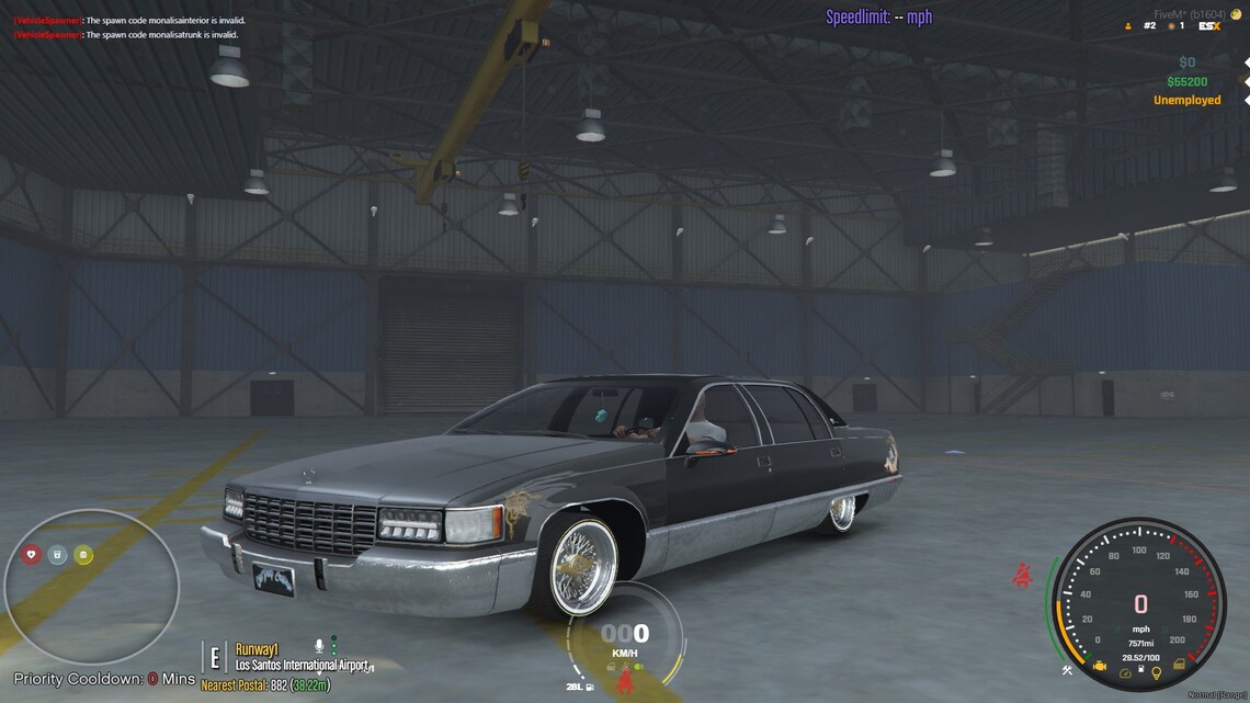 1995 Cadillac Fleetwood Lowrider Monalisa Fivem Ready, Fivem Cars ...
