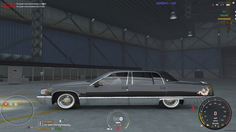 1995 Cadillac Fleetwood Lowrider Monalisa Fivem Ready, Fivem Cars ...