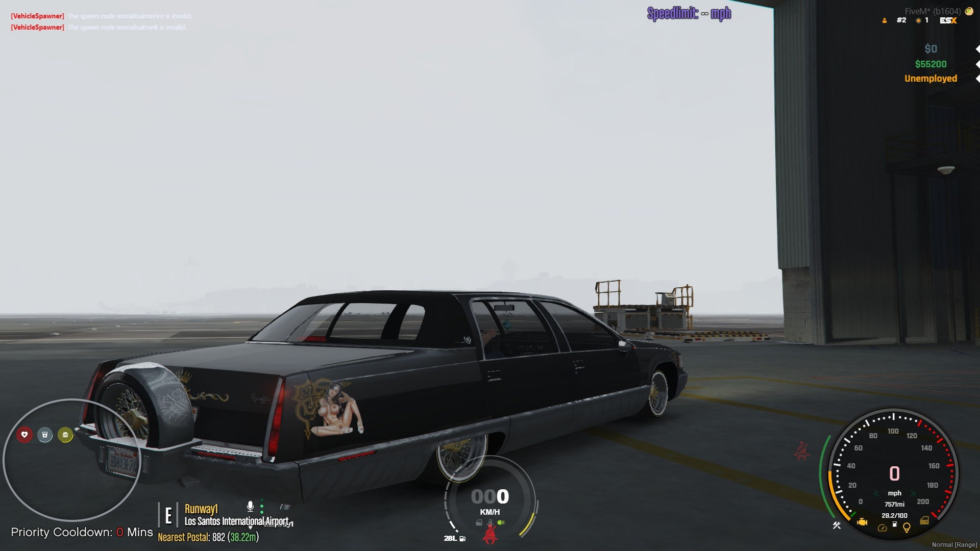 1995 Cadillac Fleetwood Lowrider Monalisa Fivem Ready, Fivem Cars ...