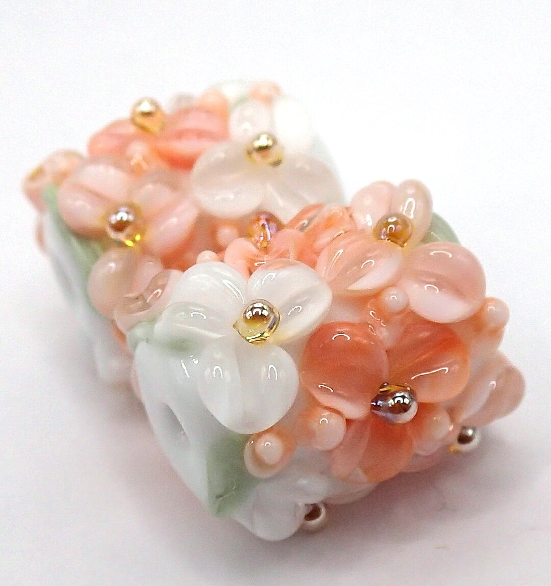 Perfect Peach Gilded Garden Barrels - Etsy