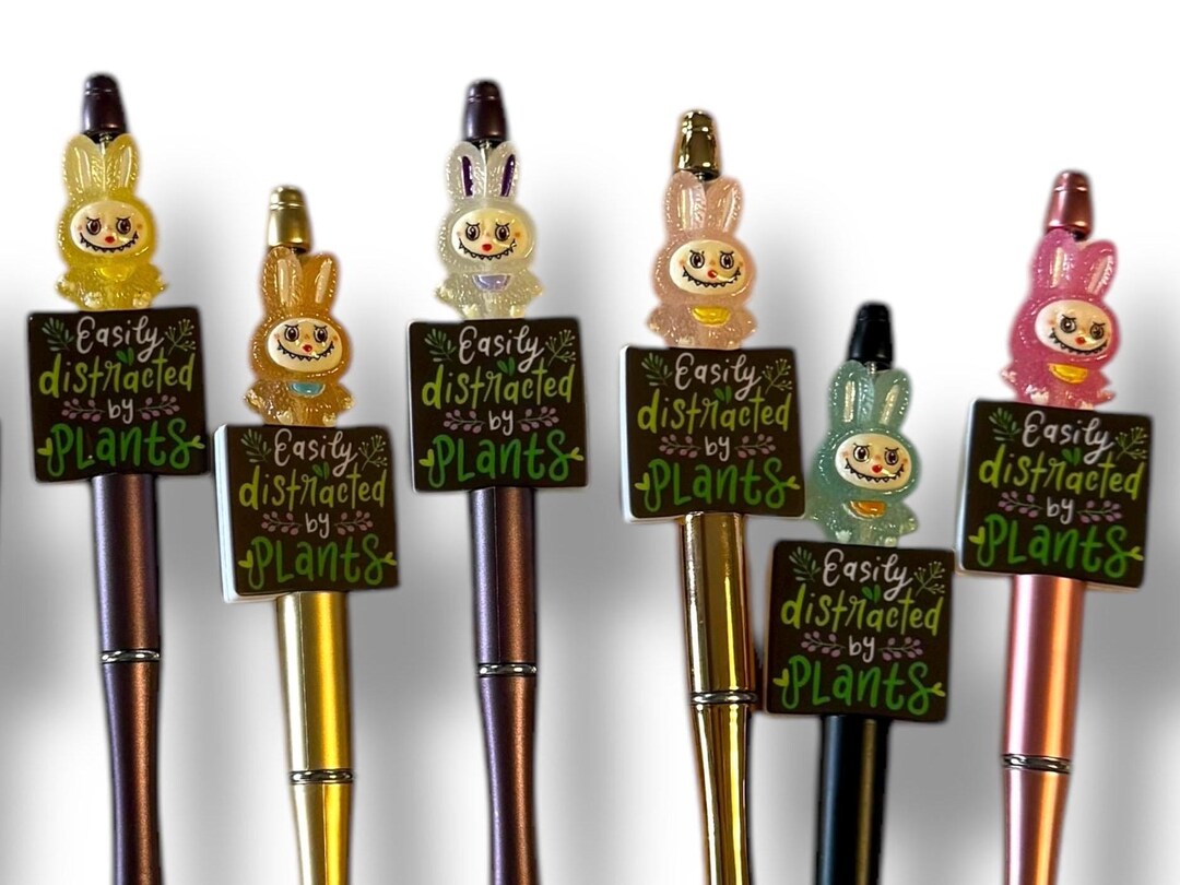 Labubu-inspired Pen – Easily Distracted by Plants Pen for Plant Lovers ...