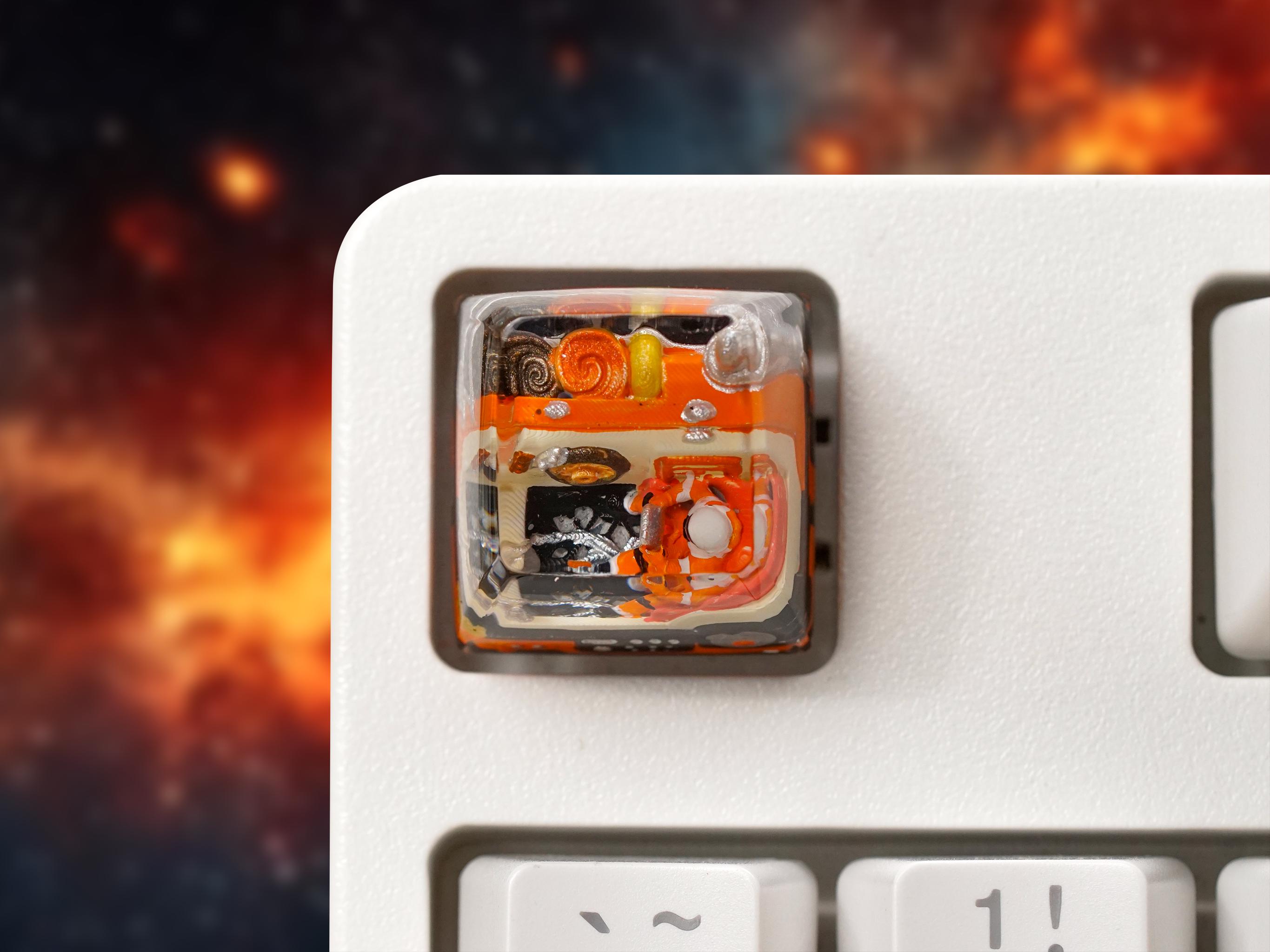 LIMITED SALE 50% Astronaut Cabin Keycap, Galaxy Keycap, Interstellar ...