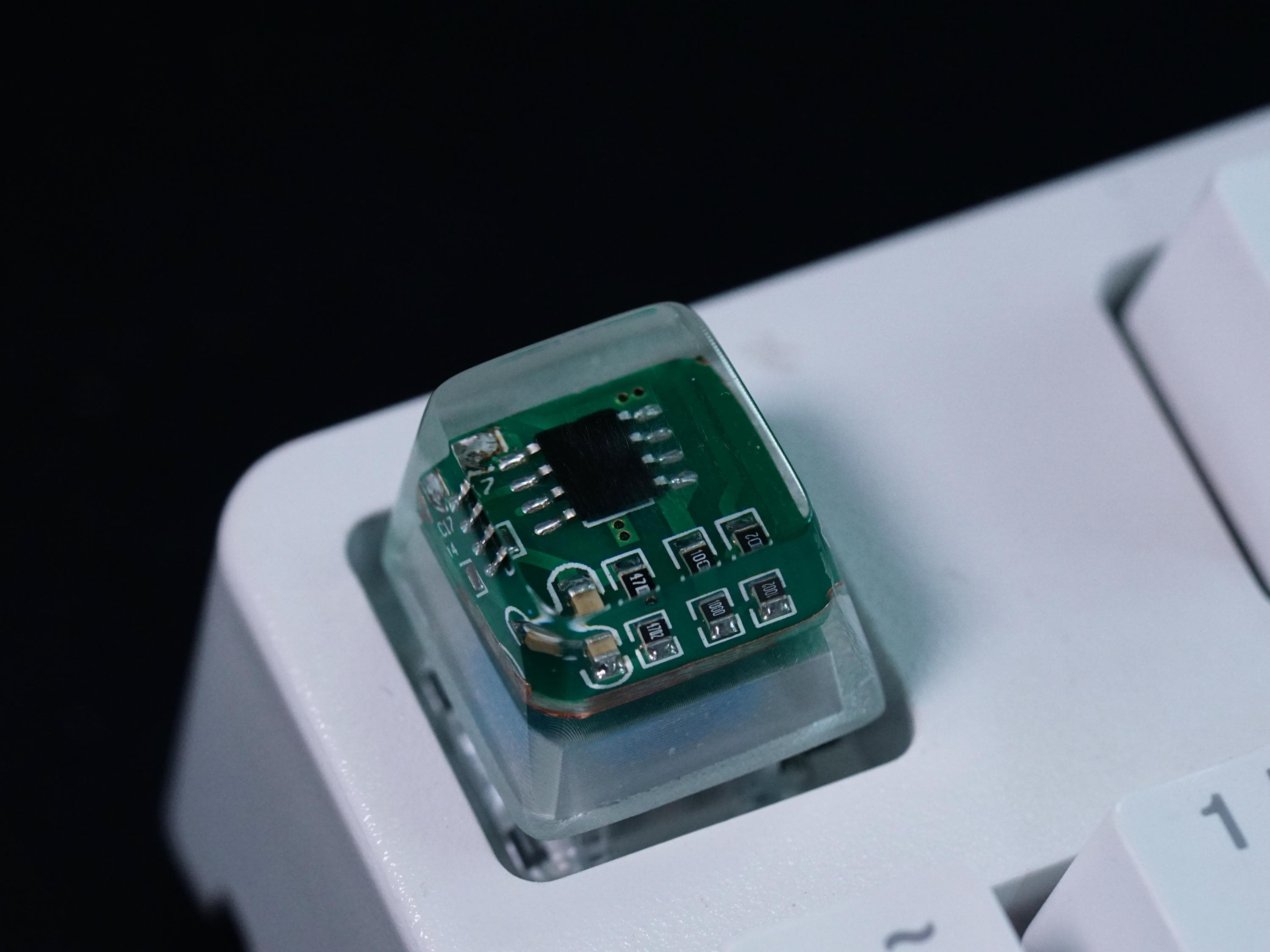 Green Circuit Board Chip Keycap Set, Artisan Keycap for MX Cherry ...