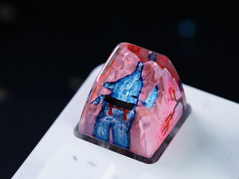 Sakura Torii Keycap, Handcrafted Japanese Keycap, Adorable Kawaii Anime ...