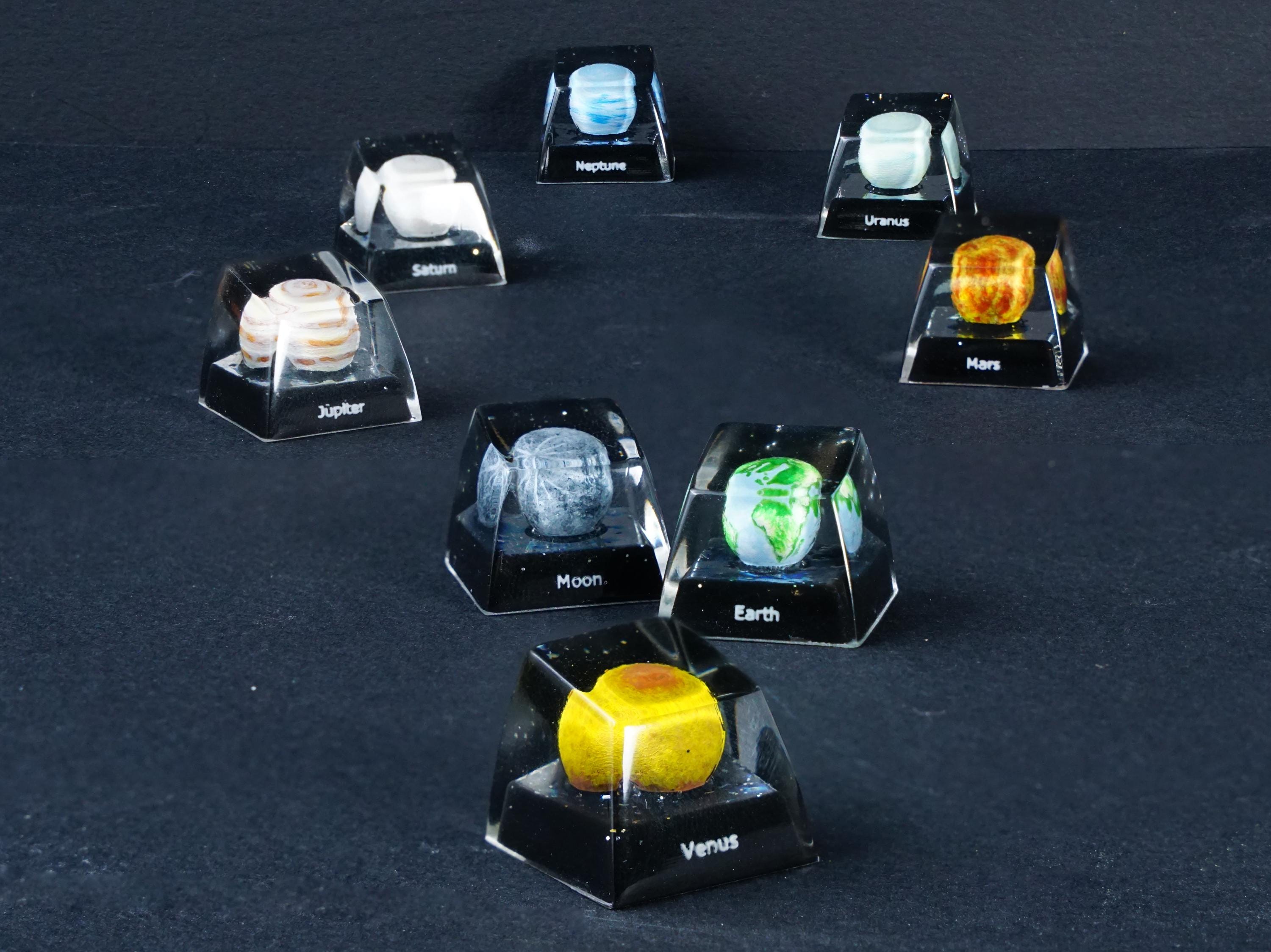 EARLY BIRD Earth Planet Keycaps, Solar System Keycap Set for Mechanical ...