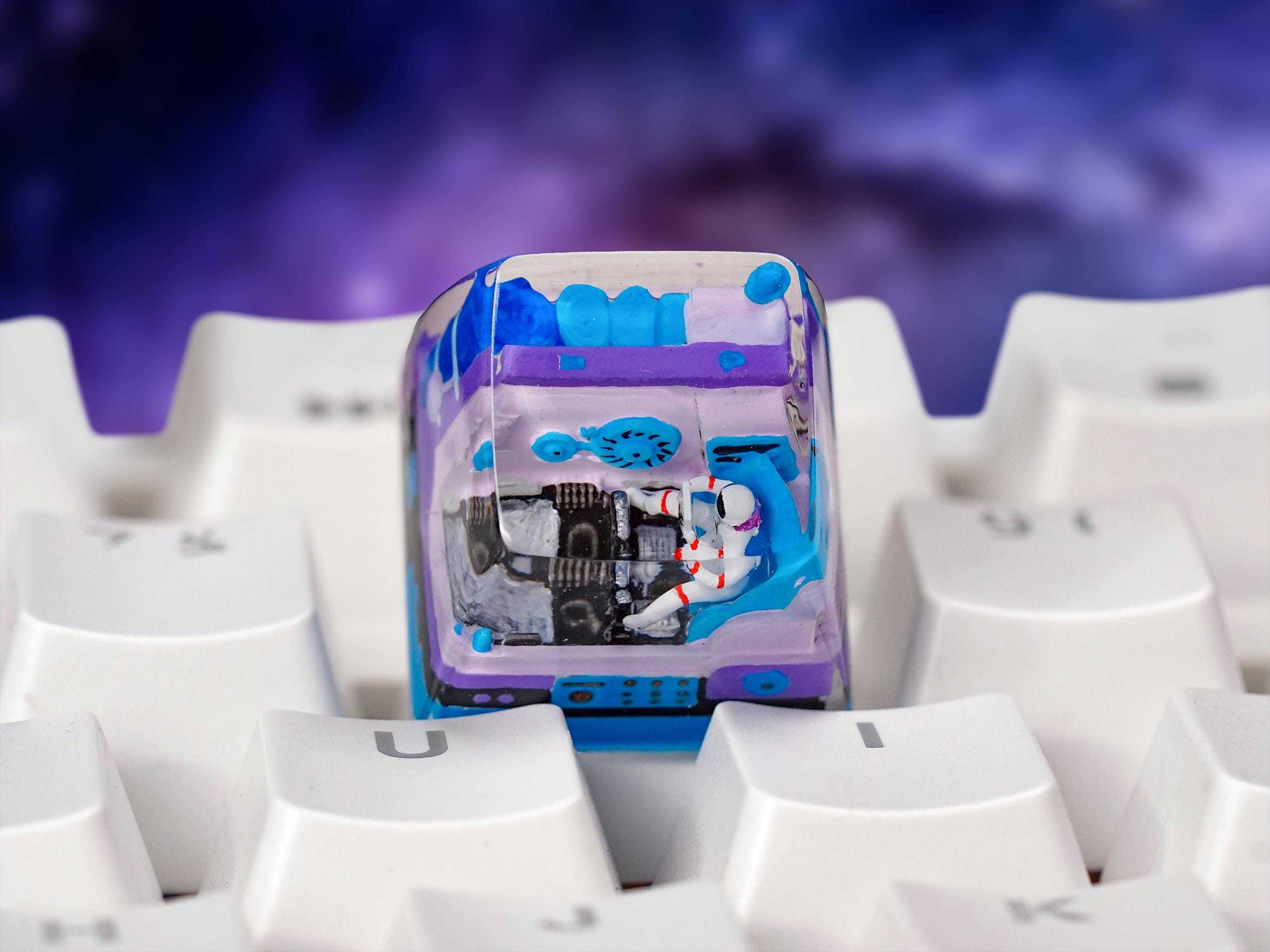 LIMITED SALE 50% Astronaut Cabin Keycap, Galaxy Keycap, Interstellar ...