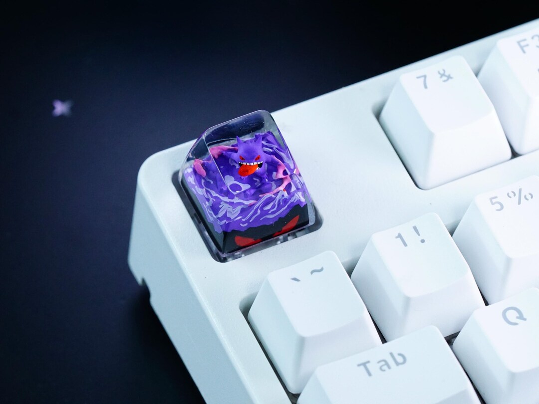 50% OFF G.e.n.g.a.r Long Tongue Keycap, Artisan Custom Resin Keycap for ...