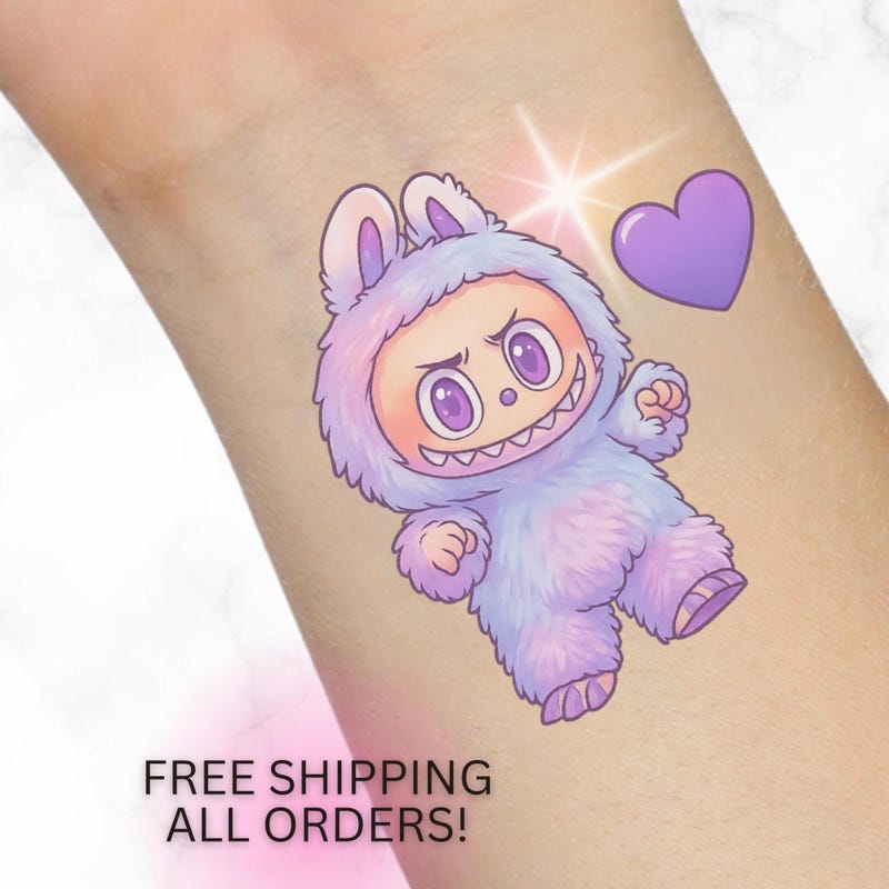 Labubu Tattoo Custom - Etsy