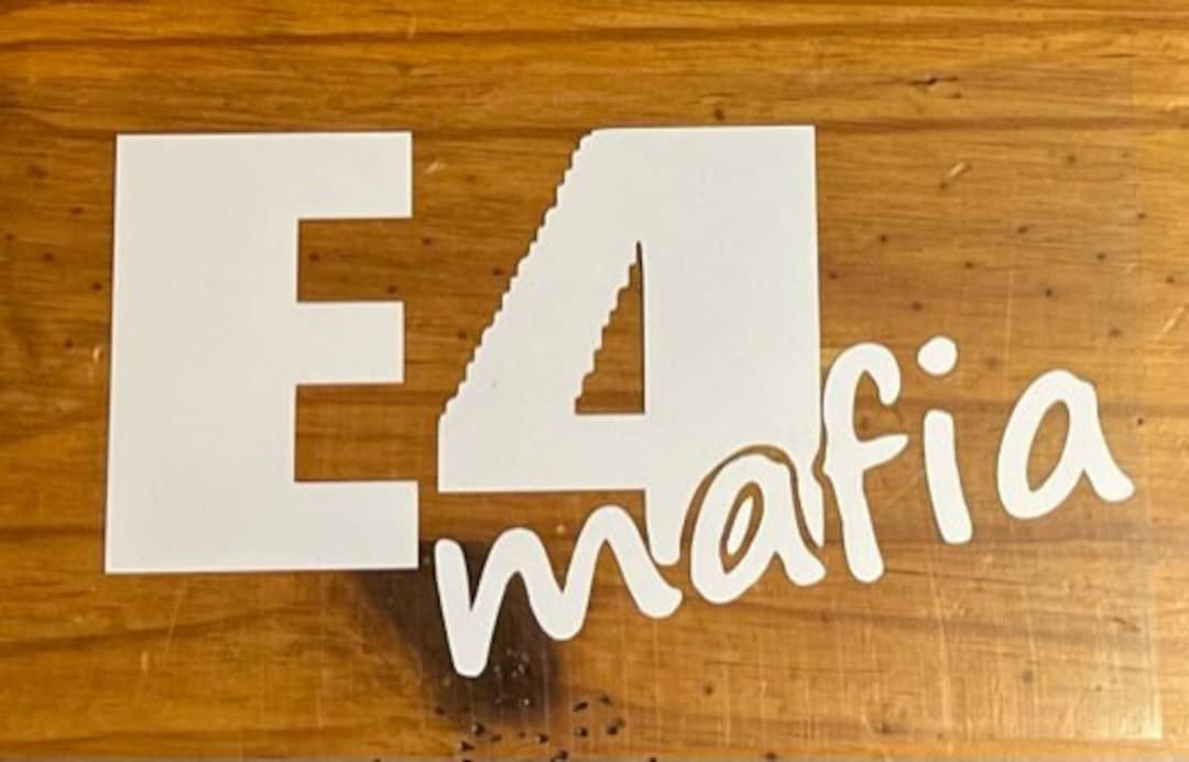E4 Mafia Military Sticker 2.5x5 - Etsy