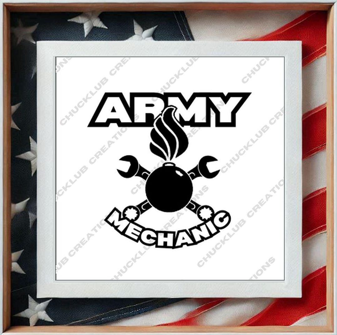 US Army Mechanic Sticker - FREE Bonus Stickers With Every Order - Etsy