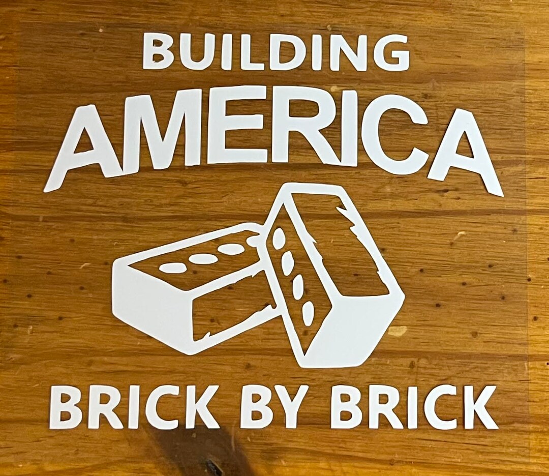 Building America Bricklayer Sticker FREE Random Bonus Stickers With ...