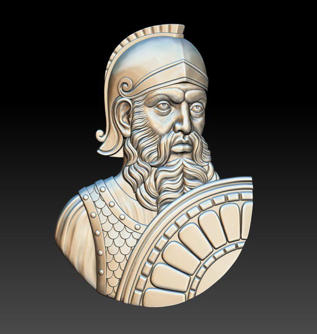 Roman Warrior, 3D STL Model for CNC Router, 3d Printing, Stl Files, 3D ...