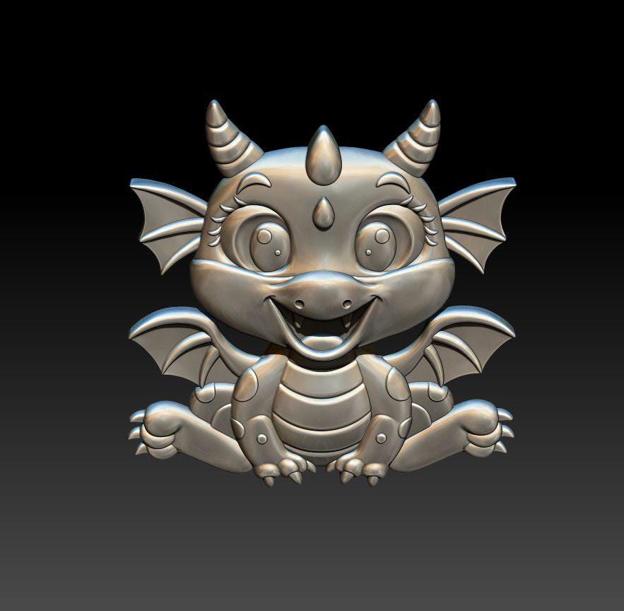 Dragon Relief, 3D Model STL File, CNC Router, 3d Print Files - Etsy