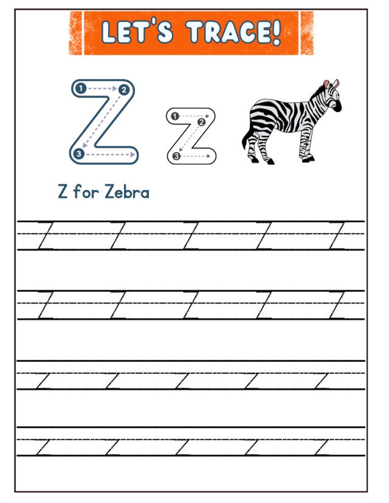 Printable Alphabets and Numbers Tracing Worksheets Pre-k and ...