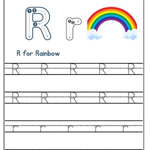Printable Alphabets and Numbers Tracing Worksheets Pre-k and ...