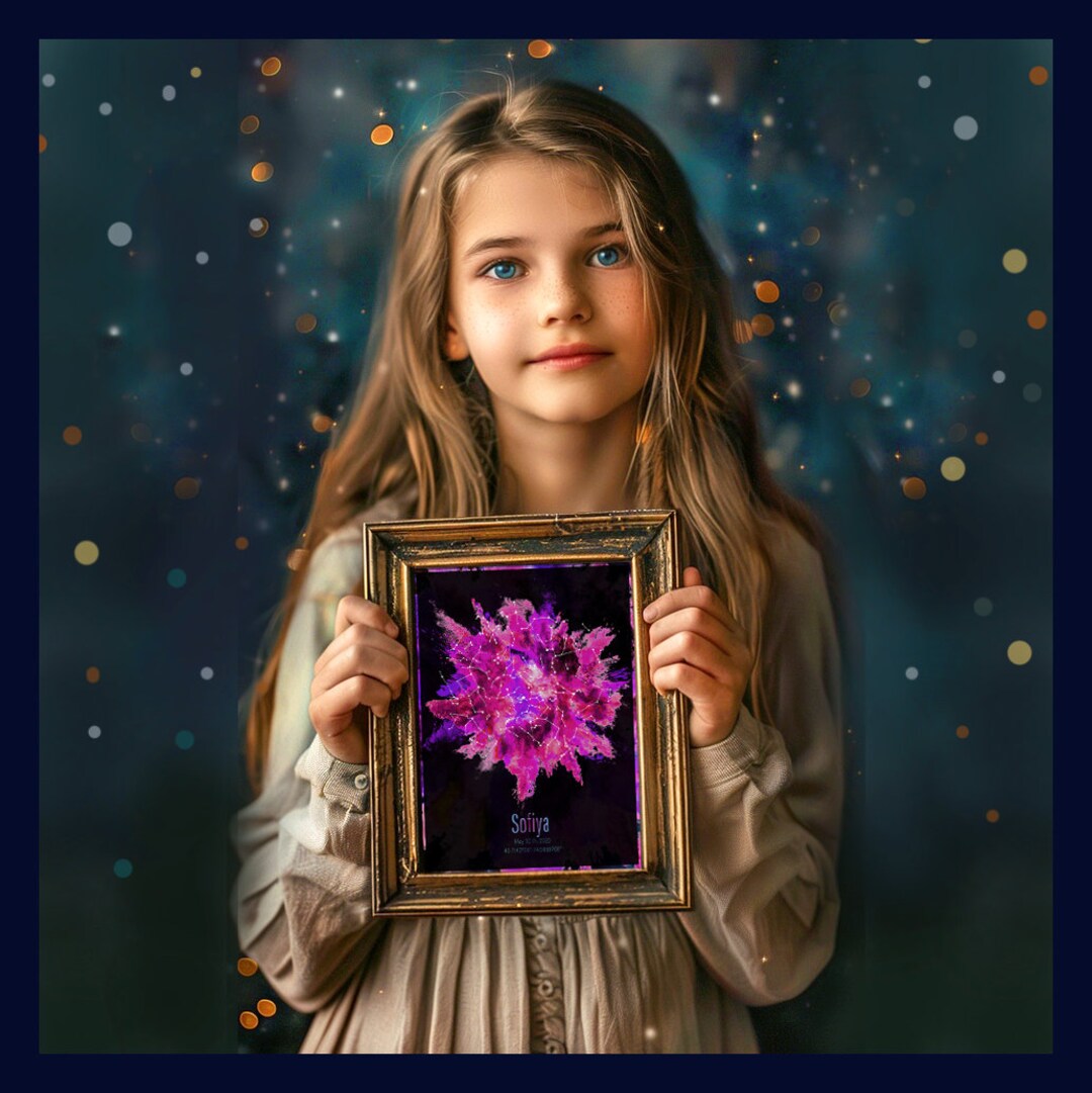 CUSTOM Star Map Digital Download, Star Map Birth Gift, Custom Zodiac ...