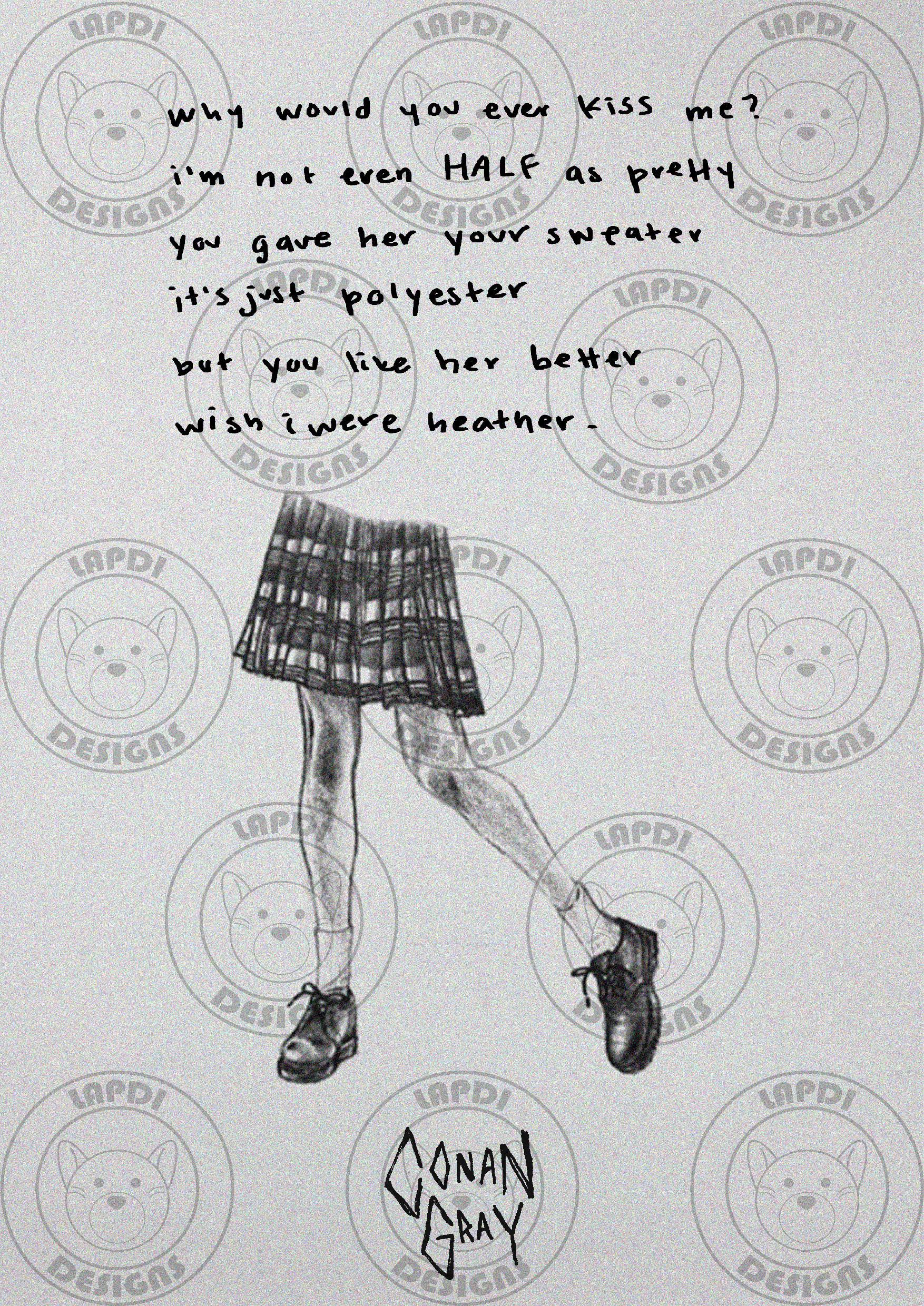 Conan Gray "heather" Poster Digital Download - Etsy