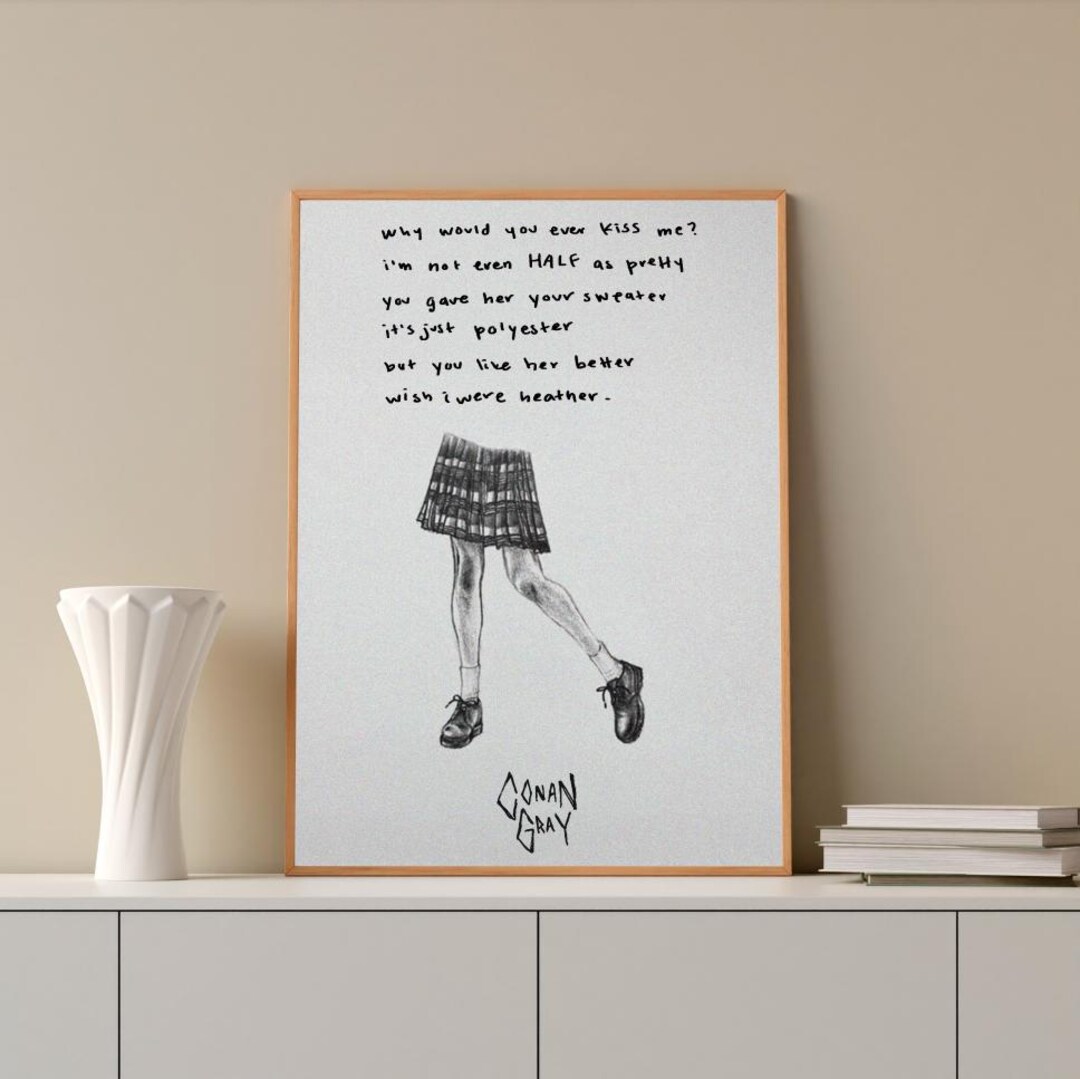 Conan Gray heather Poster Digital Download - Etsy