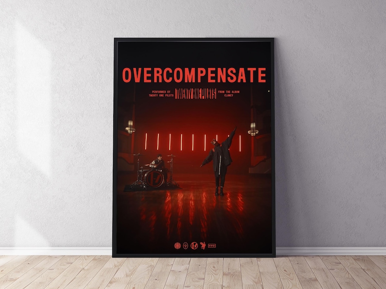 Twenty One Pilots "overcompensate" Poster Digital Download - Etsy