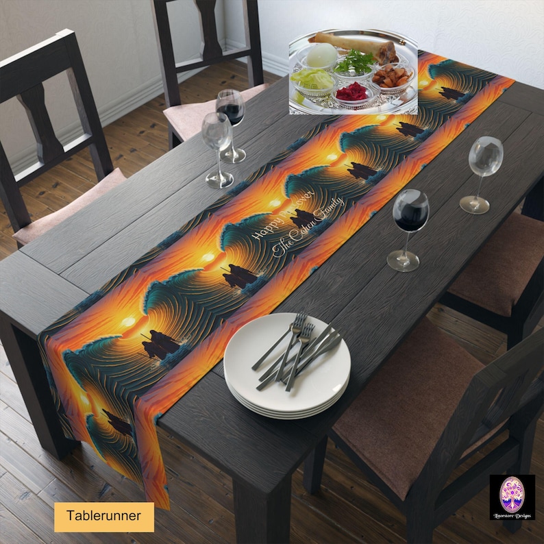 Passover Exodus From Egypt Table Linens for Your Pesach Seder, Hostess ...