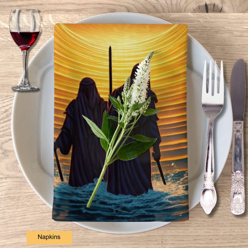 Passover Exodus From Egypt Table Linens for Your Pesach Seder, Hostess ...